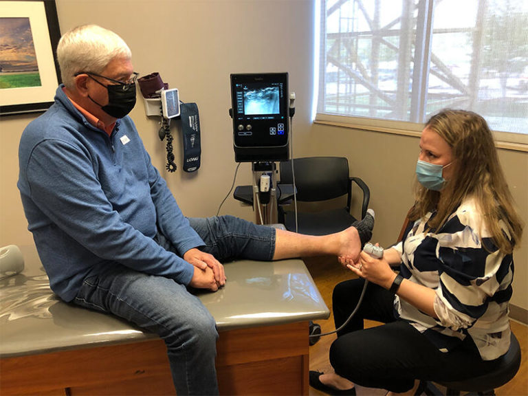 PRP injection helps patient with chronic ankle injury - Sanford Health News