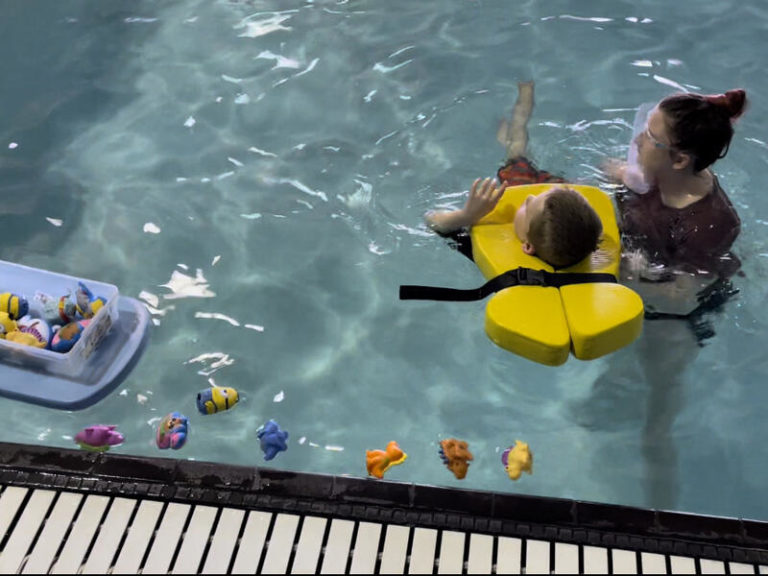 Adaptive Aquatics welcomes kids with disabilities into water - Sanford ...