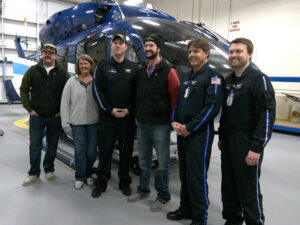 Hunter, flight crew share emotional reunion - Sanford Health News