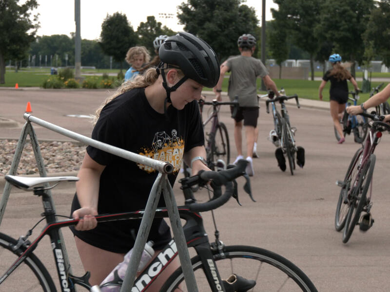 Triathlon coach pushes for more than just the finish line - Sanford ...